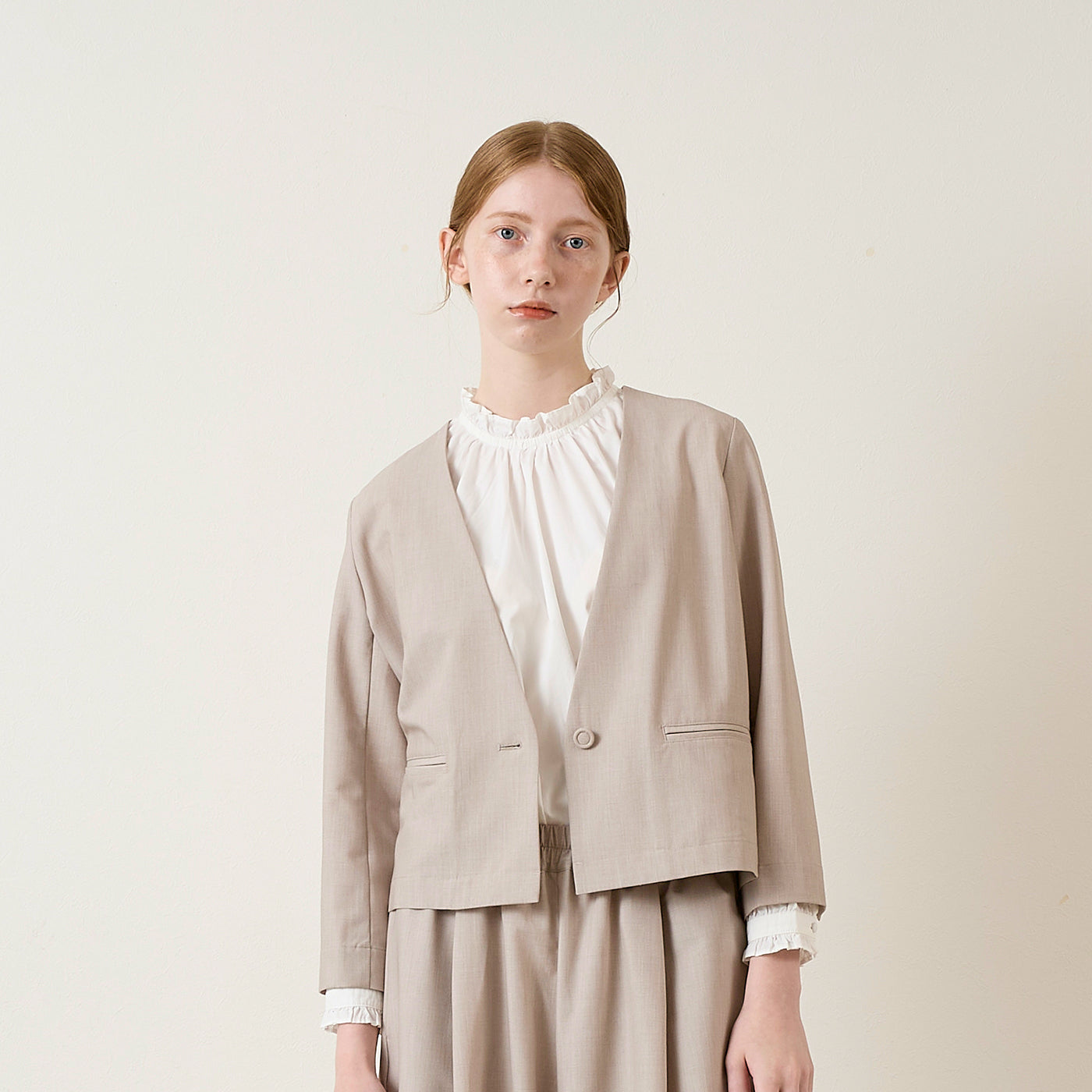 [un cinq アンサンク] #021 Tropical V-neck Jacket トロピカル Vネック カラージャケット - U24 ...